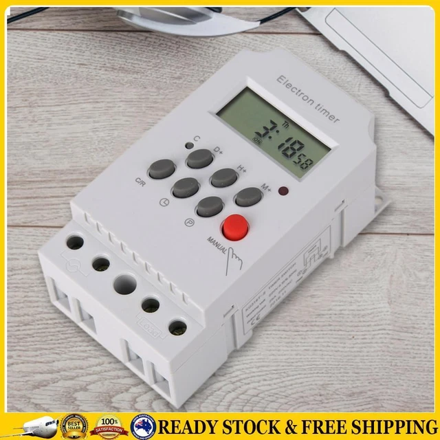 AC 220V 25A Programmable Electronic Timer Switch Control KG316T-II *AU $22.21 - PicClick AU