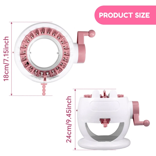 KNITTING MACHINE 22 Needles Smart Weaving Loom Round Knitting Machines ...