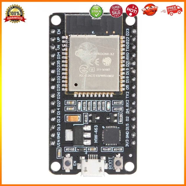 NEW ESP-32S ESP-WROOM-32 ESP32 WiFi Bluetooth Development Board PCB ...