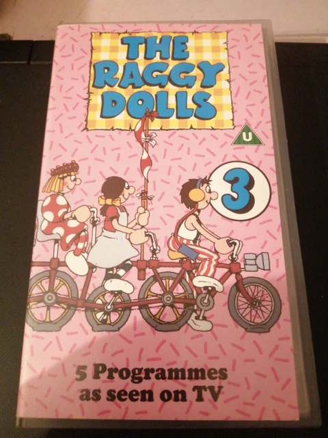 THE RAGGY DOLLS 3 - VHS Video Tape Children’s £5.50 - PicClick UK