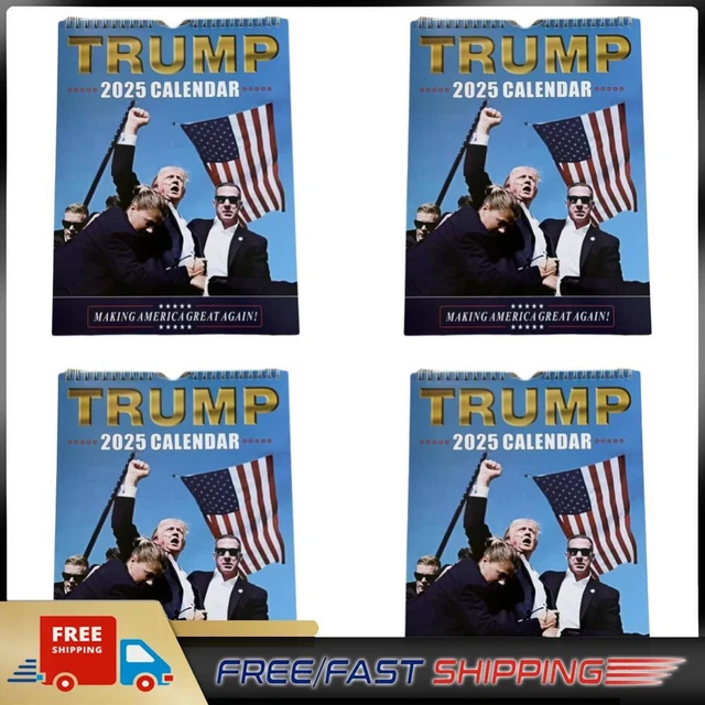 DONALD TRUMP 2025 Desk Calendar Trump 2025 Calendar Trump Shot Planning ...
