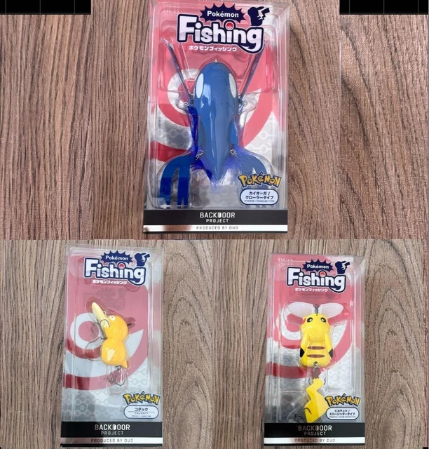 DUO POKEMON FISHING 3-piece set Kyogre Pikachu Psyduck $730.38 ...