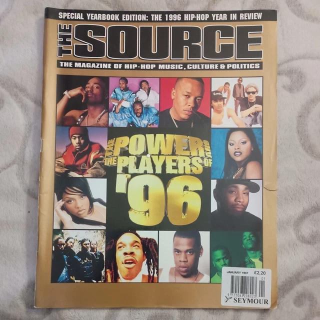 THE SOURCE MAGAZINE, Cover: The Power and The Players of '96, January ...