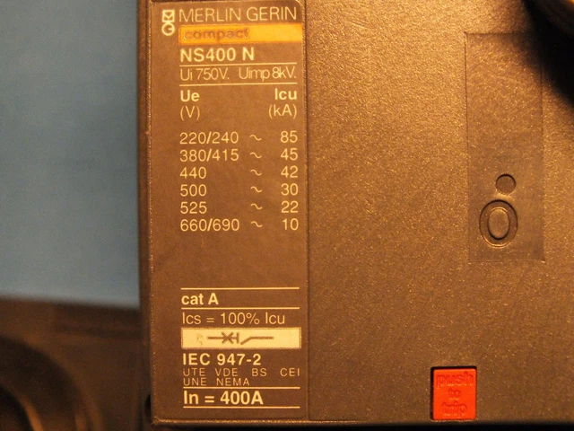 MERLIN GERIN COMPACT NS400N - STR23SE in 400A EUR 244,85 - PicClick DE