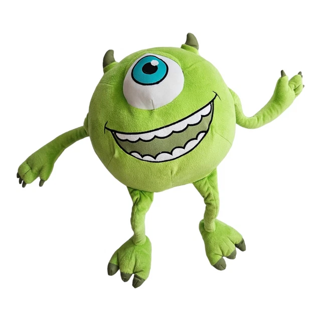 DISNEY PIXAR MONSTERS Inc. Plush Mike Wazowski Green Stuffy Stuffed ...