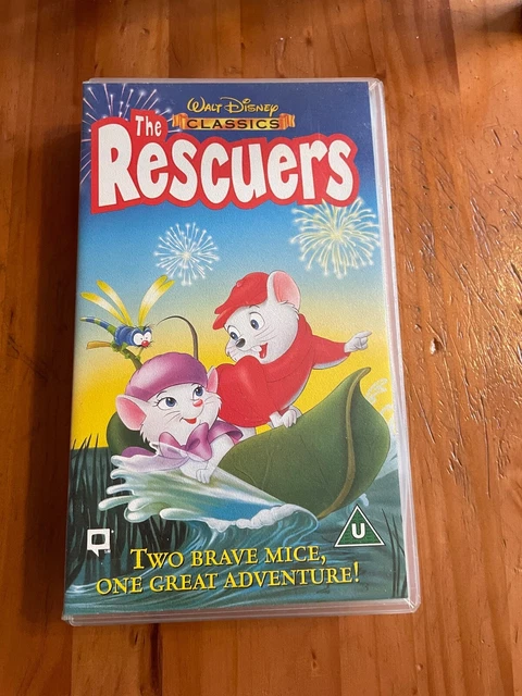 VINTAGE VHS TAPE - The Rescuers - Classic Disney Animation ...
