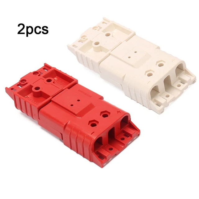 SECURE WIRING RED Copper Battery Power Connector with 80 Amp 600V ...