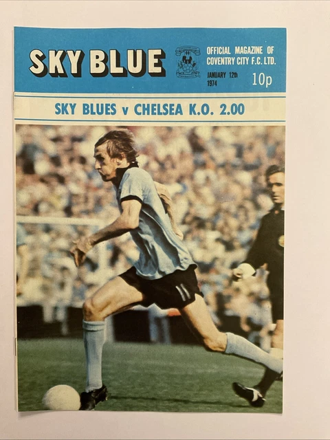 COVENTRY CITY V Chelsea, 12th January 1974 £2.00 - PicClick UK