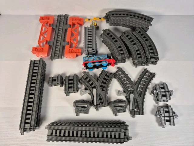 THOMAS AND FRIENDS Trackmaster Bundle 52 Track Pieces Thomas the Tank ...