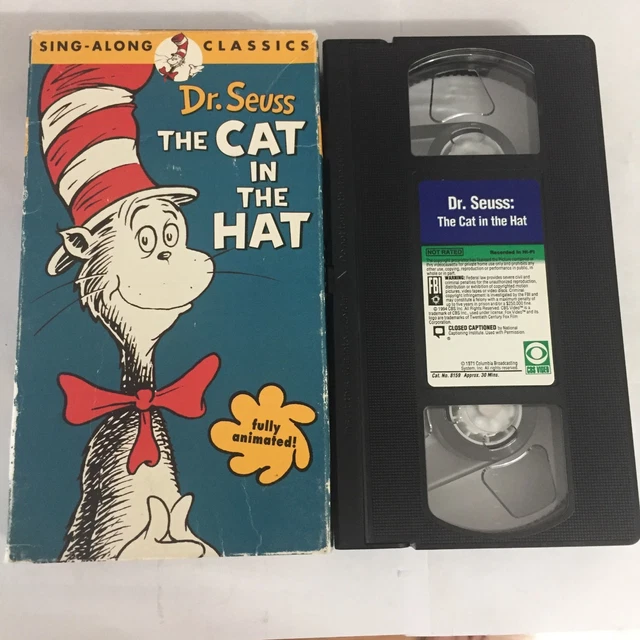 DR. SEUSS THE Cat in the Hat VHS Tape - Ships Free with Tracking £6.63 ...