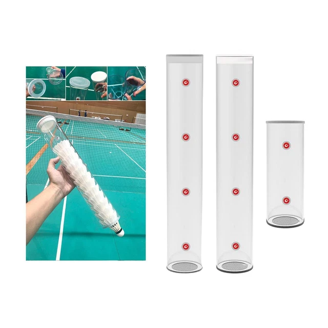 BALL BARREL BADMINTON Bucket Shuttlecock Badminton Game Portable ...