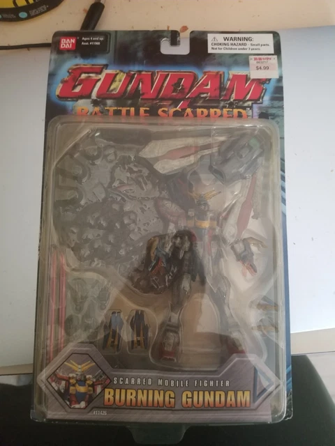 RARE! GUNDAM BATTLE Scarred Mobile Fighter BURNING GUNDAM New Sealed ...