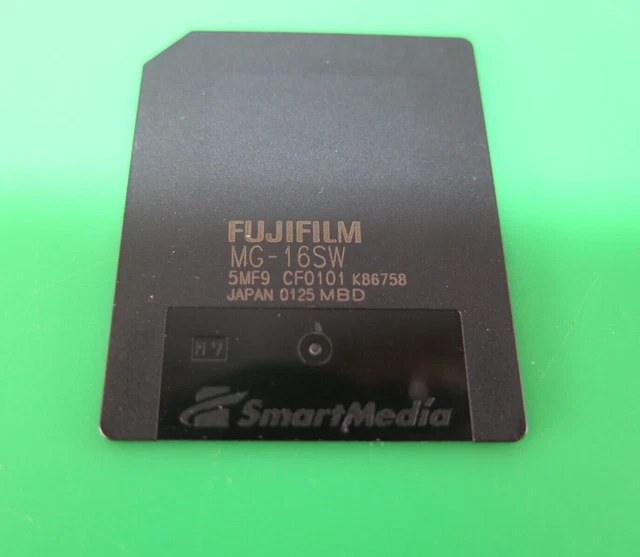 GENUINE FUJIFILM 16MB SMART MEDIA Memory Card (digital camera) **FREE ...