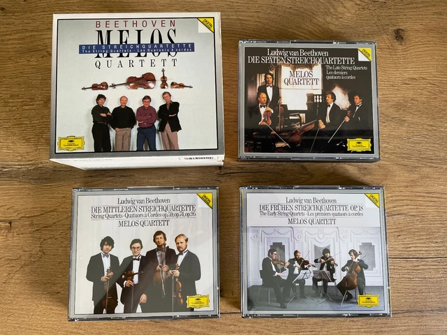 9 CD-BOX: MELOS Quartett - Beethoven, The String Quartets, DGG, West ...