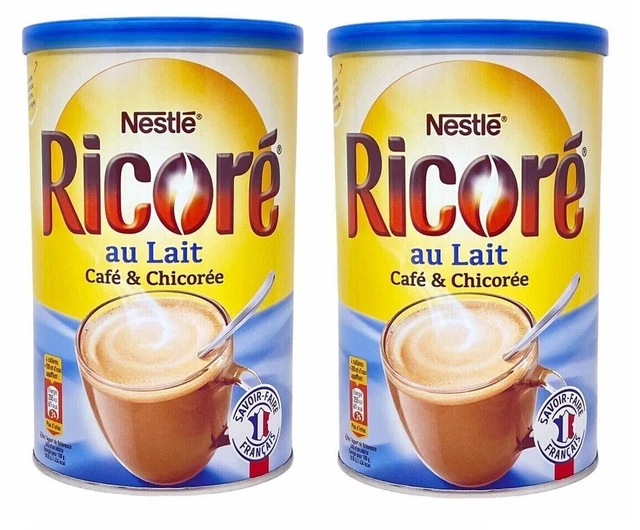 NESTLE RICORE INSTANT Coffee Cafe + Milk Chicoree Extract Ricore au ...