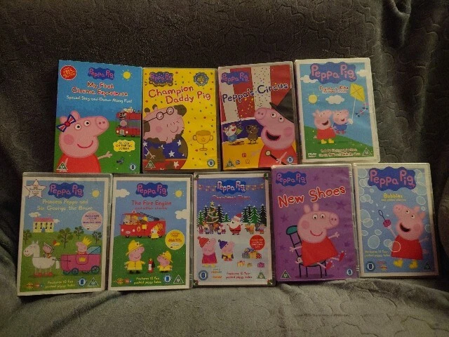 PEPPA PIG DVD bundle £10.00 - PicClick UK