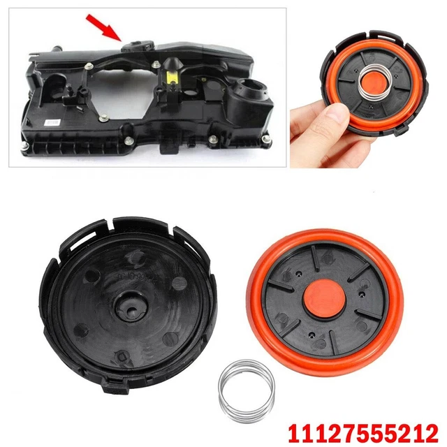 FOR E60 E90 Car Crankcase Oil Breather Valve Cover Cap #11127555212 $30 ...