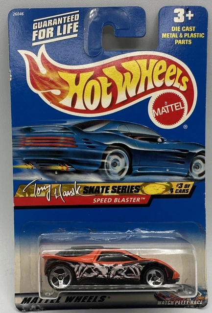 HOT WHEELS TONY Hawk Skate Series Speed Blaster #3 Of 4 Cars Mattel ...