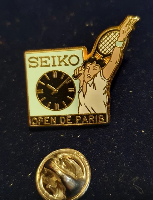 PIN'S TENNIS OPEN de Paris Montre Seiko / Arthus Bertrand EUR 3,90 - PicClick FR