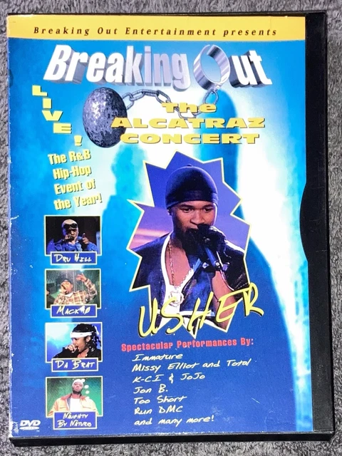 BREAKING OUT ALCATRAZ Concert Live DVD Usher Naughty by Nature Run DMC ...