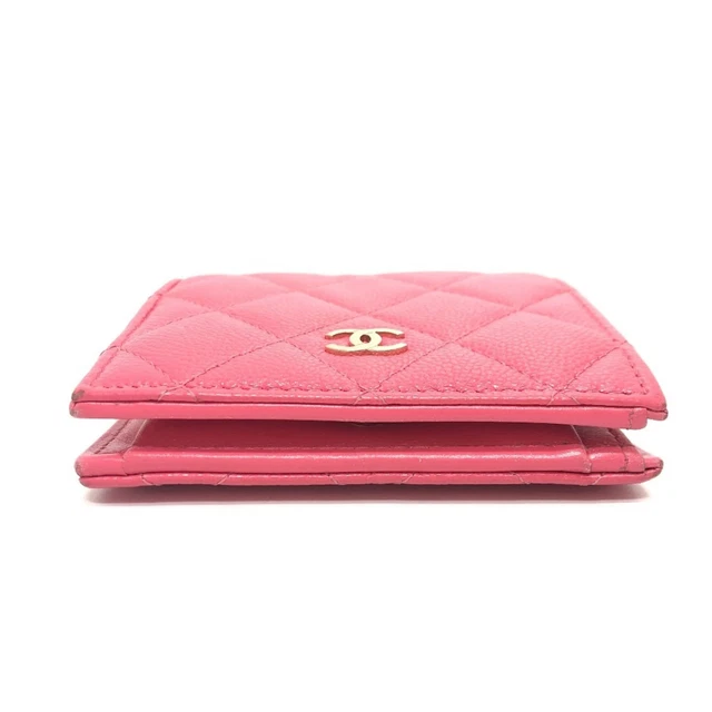 CHANEL AP3178 MATELASSE Small Flap Wallet, Bi-fold Caviar Skin, Women's ...