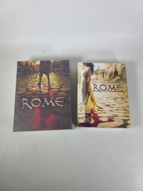 ROME COMPLETE SERIES DVD Seasons 1 & 2 S1 Hardbox Cover S2 Regular ...