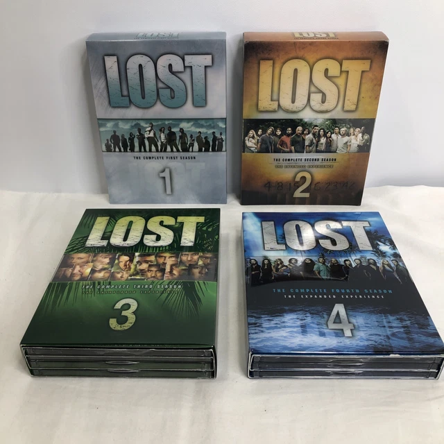 LOST: THE COMPLETE First, Second, Third, & Fourth Seasons (DVD) With ...