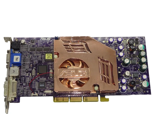 ASUS V8460 GEFORCE4 Ti 4600 ULTRA DELUXE 128MB AGP DVI VGA S-VIDEO VR ...