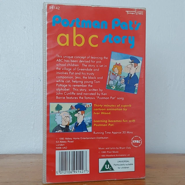 POSTMAN PATS ABC Story 1990 Vhs Video Childrens Kids Retro Animation £4 ...