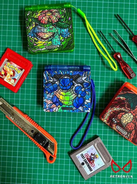 SCOCCA HOLO PERSONALIZZATA Game Boy Advance Sp - Blastoise - Pokemon ...