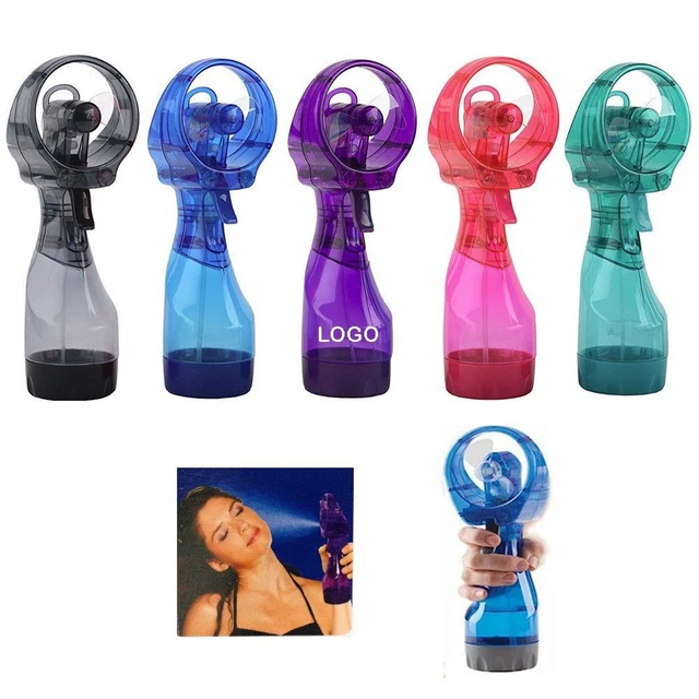 AIR MISTING MINI Water Spray Spray Fan Hand Held Water Spray Fan ...
