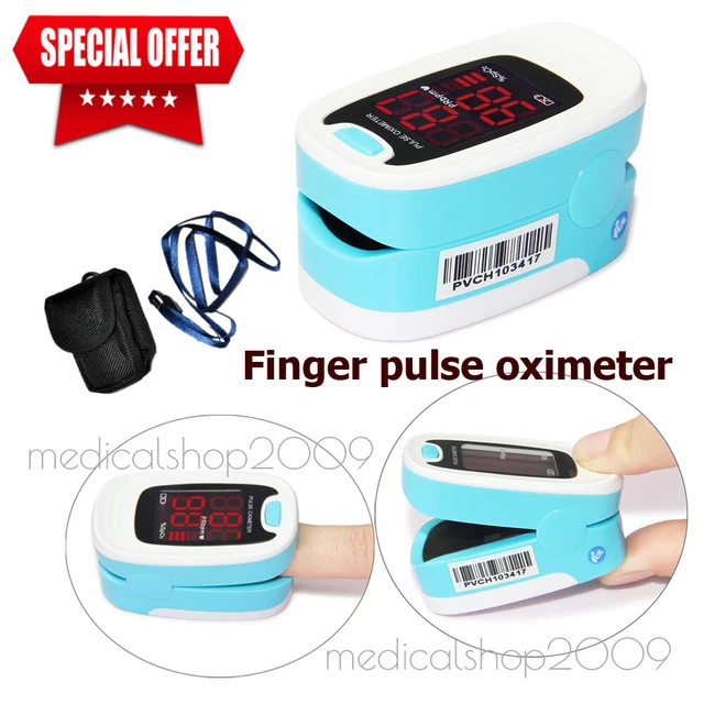CONTEC CMS50M OXYMETRE Saturometer Pulse Metre Ecg Oxymeter Free Case ...
