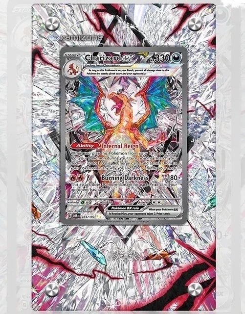CHARIZARD EX 223/197 - Pokémon card extended artwork magnetic case with ...