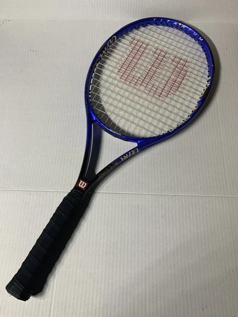 WILSON TITANIUM Ultra TI PWS Stretch Tennis Raquet Racket 4 1/4 L PWS ...
