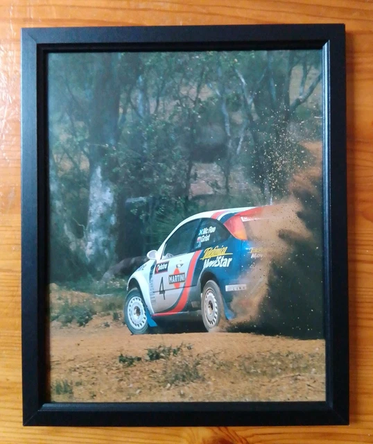 COLIN MCRAE - Ford Focus RS WRC - 2001 Rally Australia - Framed picture ...