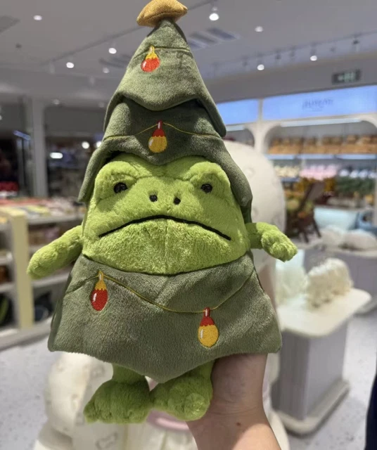 JELLYCAT CHRISTMAS TREE Style Ricky Rain Frog Fur Toy Including Label ...