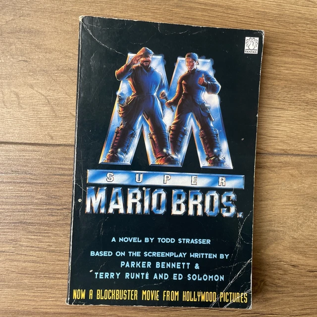 SUPER MARIO BROS Movie Vintage Rare Book (Fantail), Todd Strasser 1993 ...