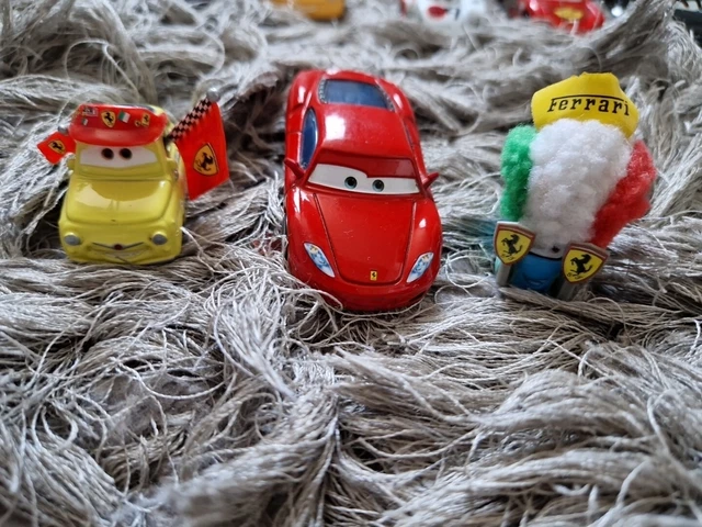 DISNEY PIXAR CARS Movie Moment Ferrari, Guido and Luigi Diecast 1:55 ...