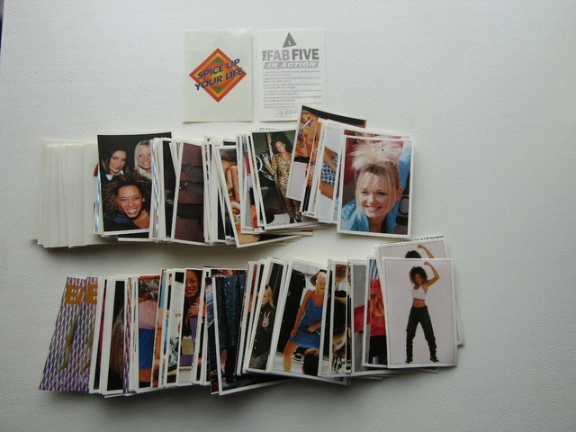 PANINI 1998 (SPICE Girls) Fab 5 in Action Album Stickers Sticker ...