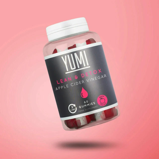 YUMI GUMMY FOOD Supplement Vitamin Apple Cider Vinegar Lean And Detox ...