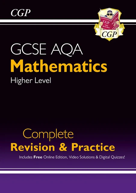 GCSE MATHS AQA Complete Revision & Practice: Higher Inc Online Ed ...
