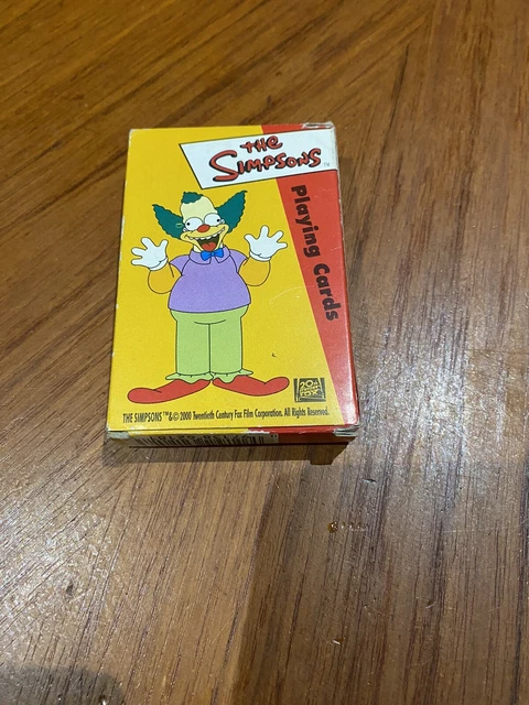 2000 THE SIMPSONS Playing Cards-Y2K Complete Deck $12.00 - PicClick CA