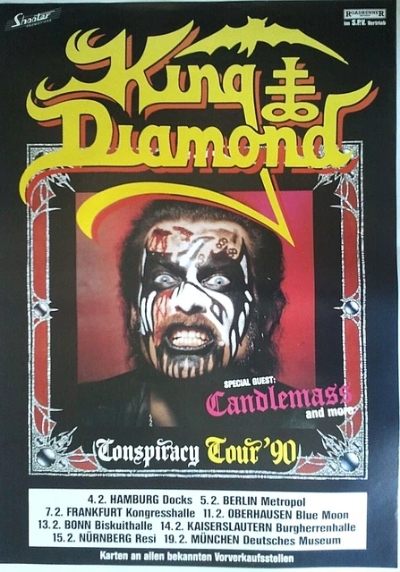 KING DIAMOND 1990 TOUR ++ orig. Concert Poster - Konzert Plakat - DIN A1 xx EUR 49,99 - PicClick DE
