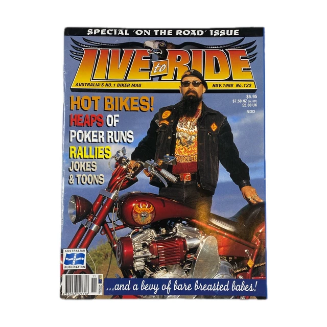 LIVE TO RIDE Magazine - Biker Journal - With Poster #123 Hot Bikes £10. ...