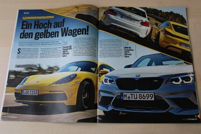 AUTO BILD 25786) Porsche 718 Cayman GTS mit 365PS besser als...? EUR 4 ...