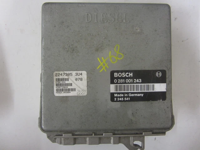 BMW E36 318TDS engine control unit Bosch 0281001243 engine control unit ...