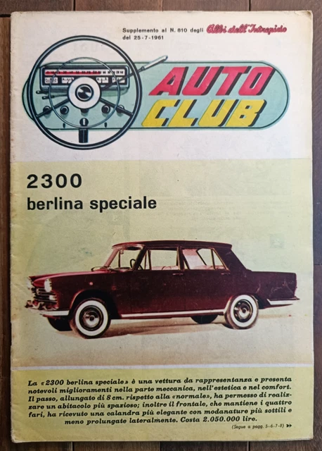 1961 AUTO CLUB in Berlina con Charlton Heston-Rif.8754 EUR 16,43 ...
