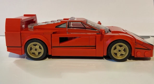 LEGO SPEED CHAMPIONS Ferrari F40 Custom Wheels In Gold. Pin Fitment. £ ...