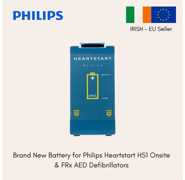 PHILIPS HEARTSTART REPLACEMENT Battery for HS1 & FRx AED Defibrillator ...