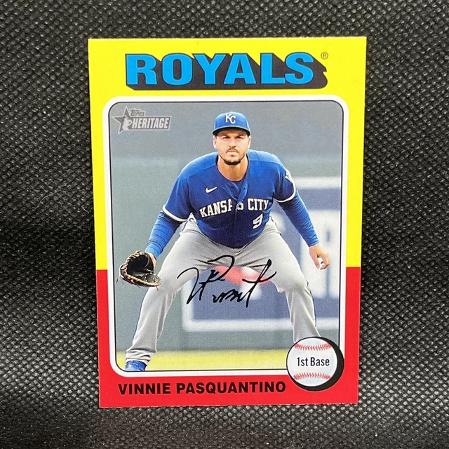 VINNIE PASQUANTINO 2024 Topps Heritage #365 Kansas City Royals EUR 1,11 ...